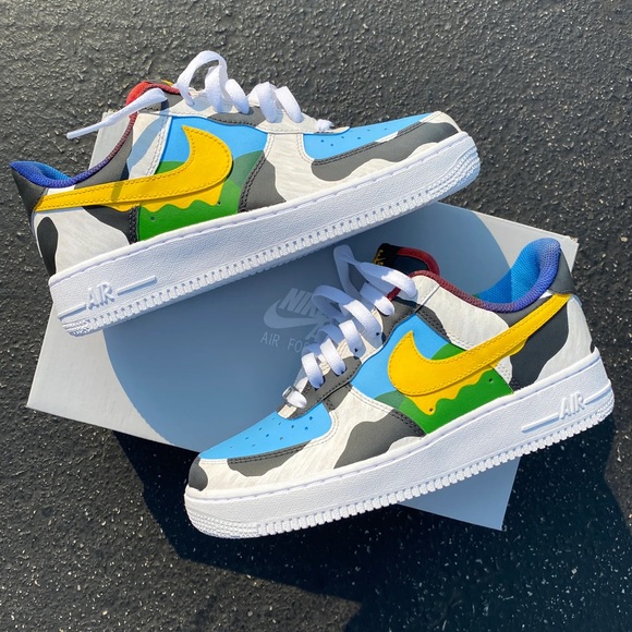 Shoes | Chunky Dunky Ben And Jerry Air Force 1 Kids | Poshmark